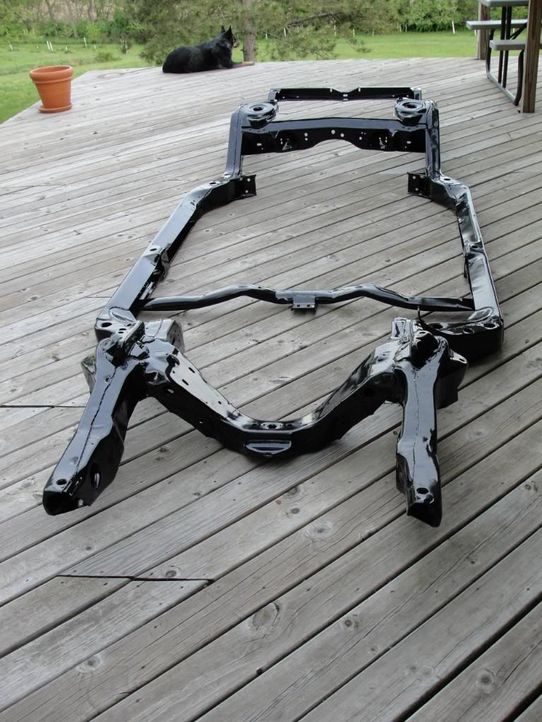 67 Chevelle frame blasted and powder coated 64-67 $700.00 - Lateral-g ...