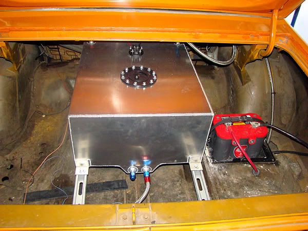 Sinking fuel cell into trunk floor and need mounting ideas please ...
